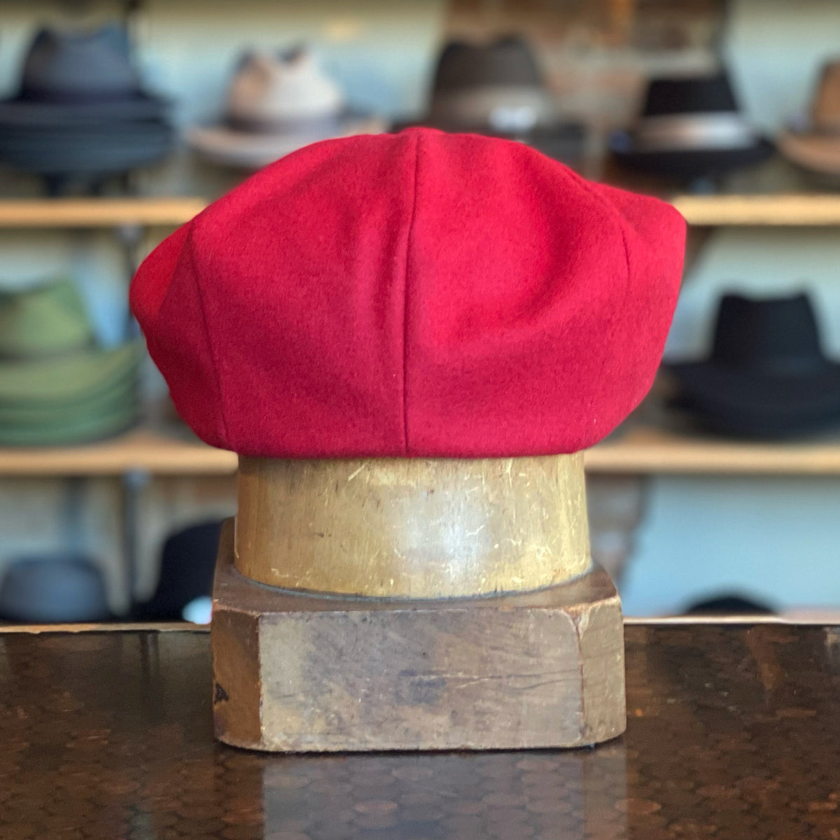 Oversized Wool Big Apple Cap Apple Jack Hat