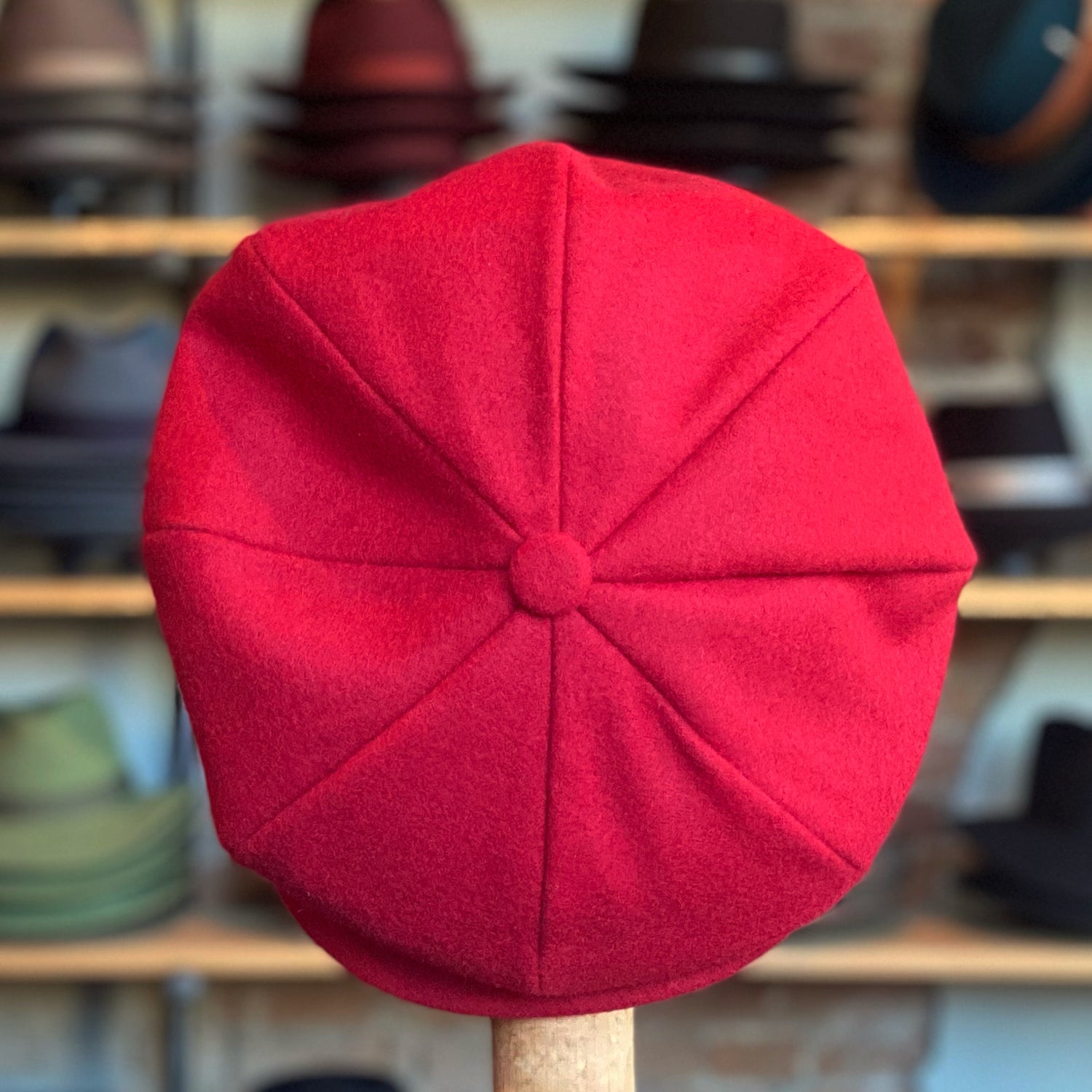 Oversized Wool Big Apple Cap Apple Jack Hat