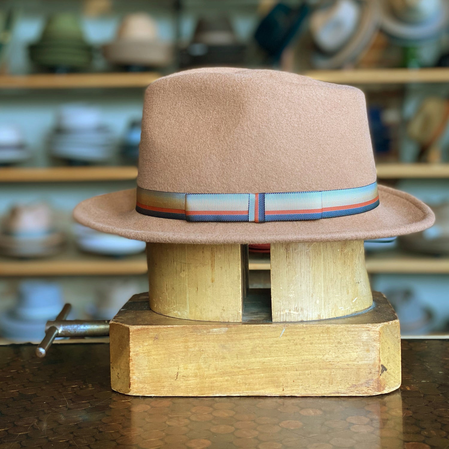 Green Room Fedora | Classic Wool Felt Dress Hat for Men and Women